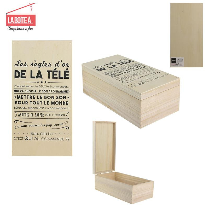 Grossiste boîte à télécommandes en bois |Tradaka