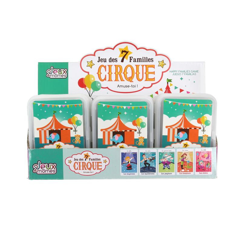 Grossiste jeu de 7 familles de cirque |Tradaka